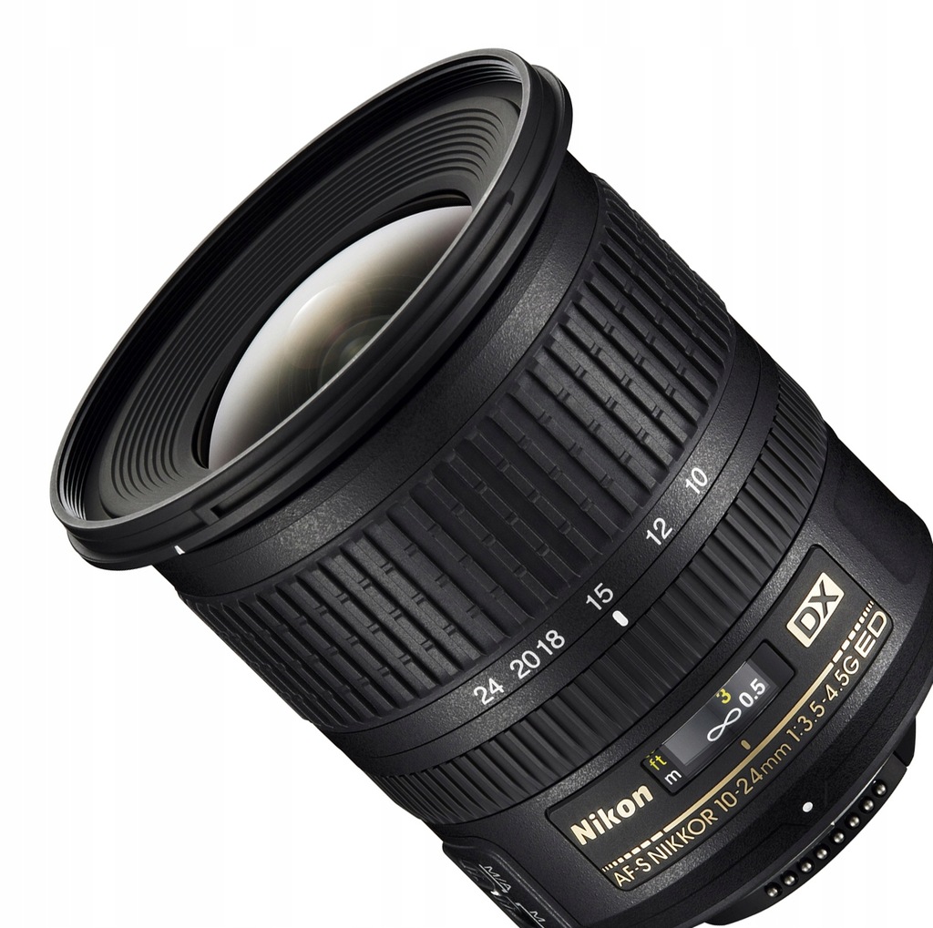 Obiektyw AF-S NIKON NIKKOR 10-24 f3,5-4,5 G ED DX - 13161982967 - oficjalne archiwum Allegro