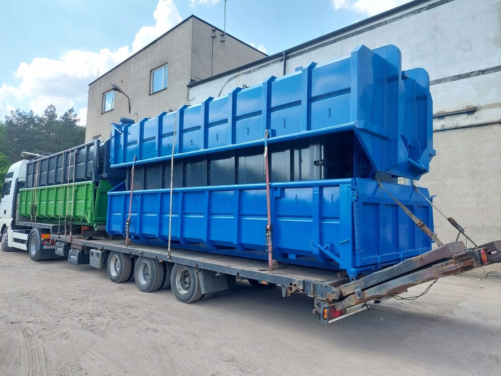 Naczepa platforma niskopodłogowa Jumbo mocna hydrauliczny najazd ...