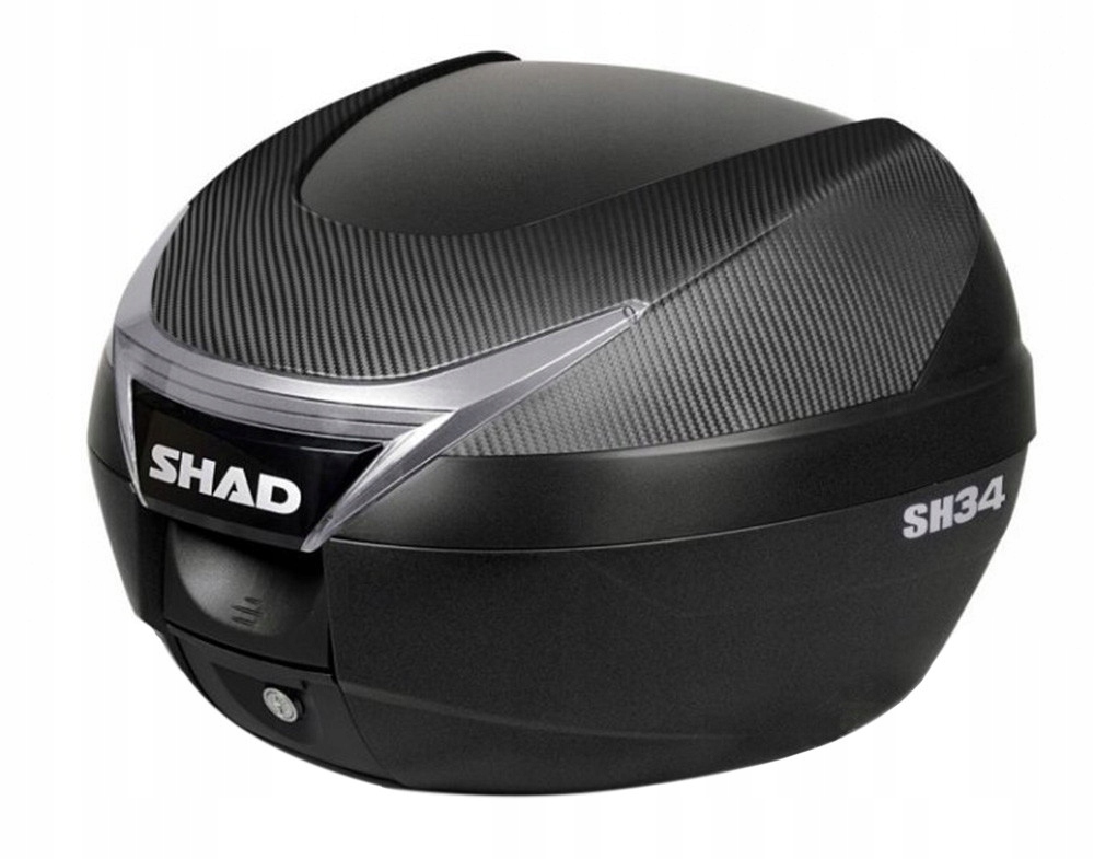 SHAD SH34 CARBON KUFER MOTOCYKLOWY 34L ZDEJMOWALNY - 13956624307 - oficjalne archiwum Allegro
