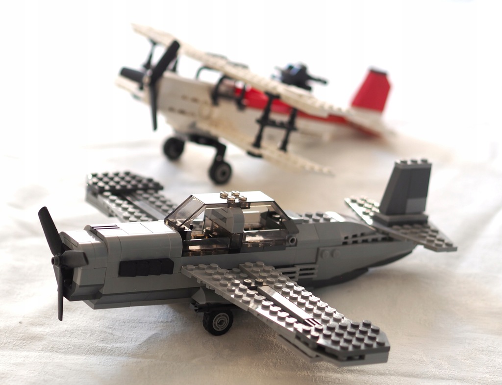 LEGO 7198 Indiana Jones Plane Attack dwa samoloty - 12200204922 ...
