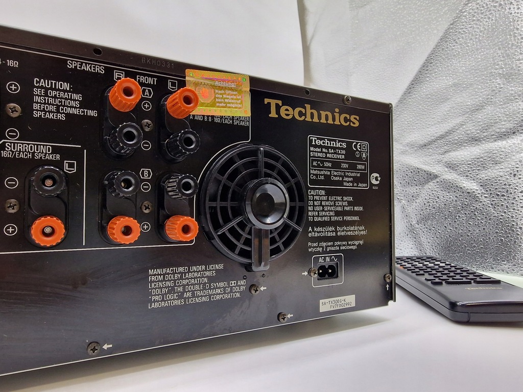 Technics SA-TX30 Amplituner Jak nowy Top unikat !! - 12328922890 ...