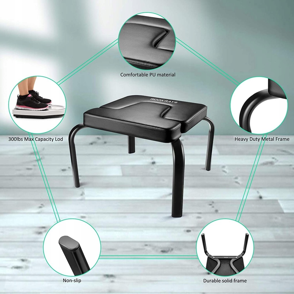 Stojąca ławka do jogi WOOKRAYS metalowa rama - 12248034989 - oficjalne ...