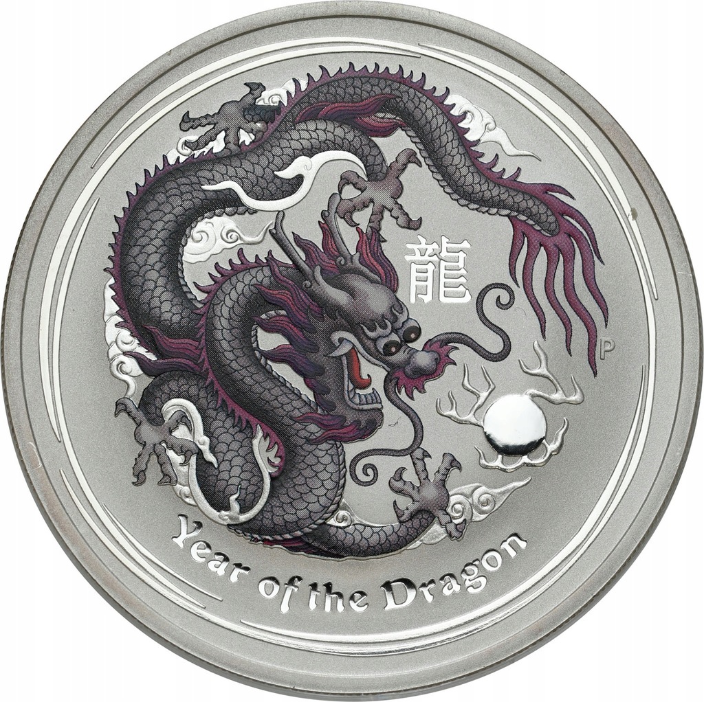 Australia 1 dolar 2012, Rok Smoka - SREBRO - 13199323357 - oficjalne ...