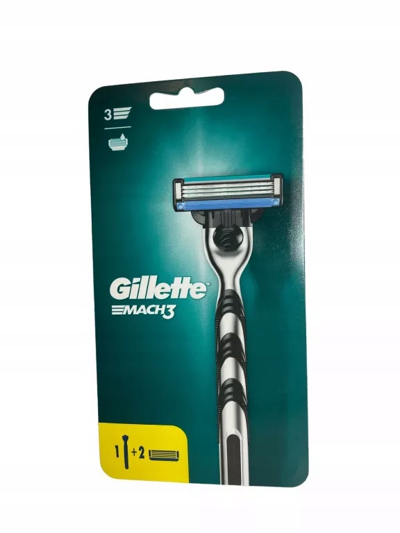 MASZYNKA DO GOLENIA GILLETTE MACH3 + 2 OSTRZA - 12917122077 - oficjalne ...