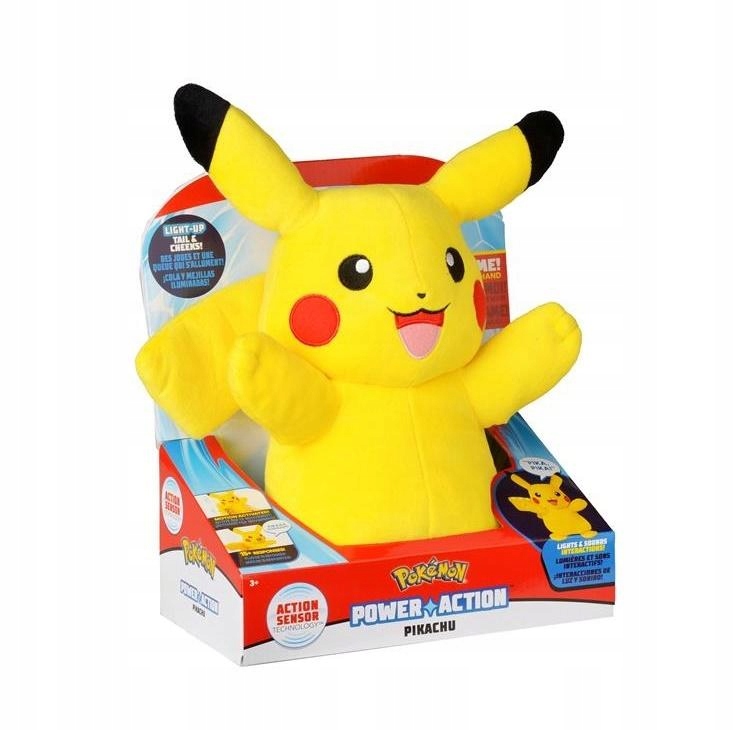 POKEMON Power Action Pikachu Maskotka interaktywna - 14738583284 ...