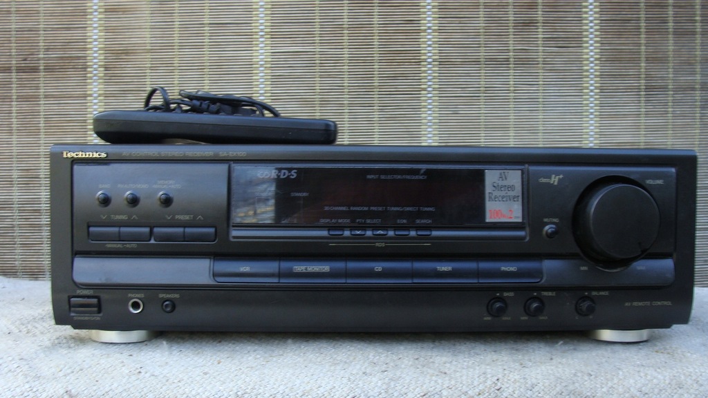 AMPLITUNER TECHNICS MODEL. SA-EX 100 - 11731496538 - oficjalne archiwum ...