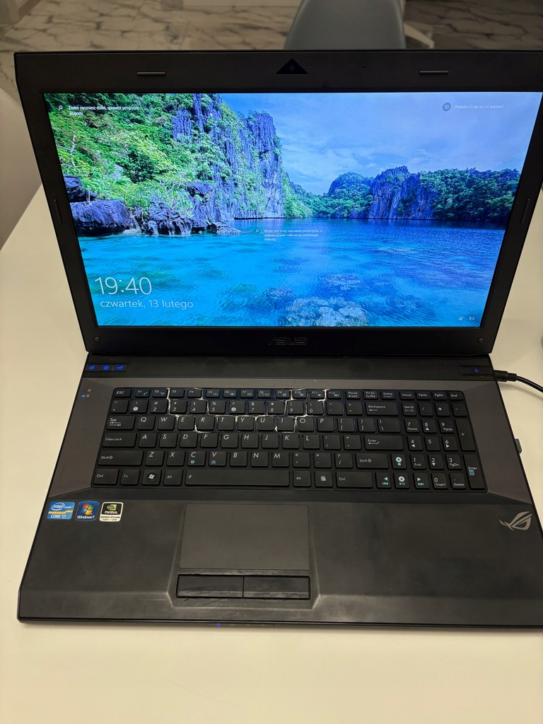 Gamingowy kolos Asus ROG g73s i7, 32 gb ram, GTX, SSD+HDD, 17,3 cala ...