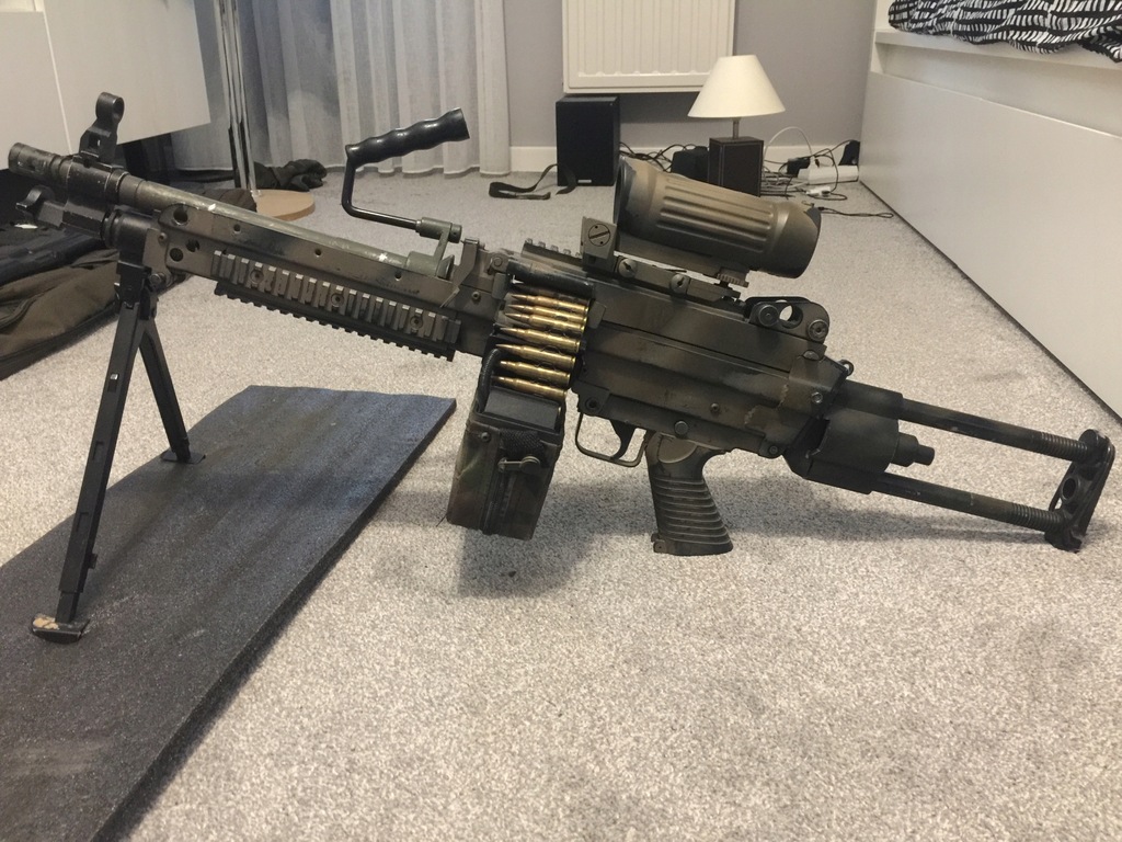 ASG M249 A&K FULL METAL - 7933098846 - oficjalne archiwum Allegro