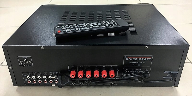 Amplituner 5,1 CH Voice Kraft VK 6360 Wzmacniacz - 7920901160 - oficjalne archiwum Allegro