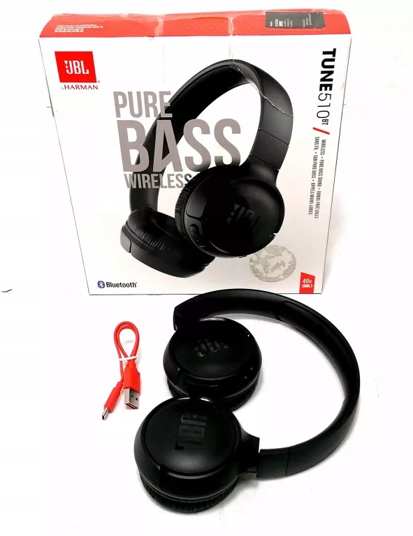 SŁUCHAWKI JBL TUNE 510 BT - 12710833229 - oficjalne archiwum Allegro
