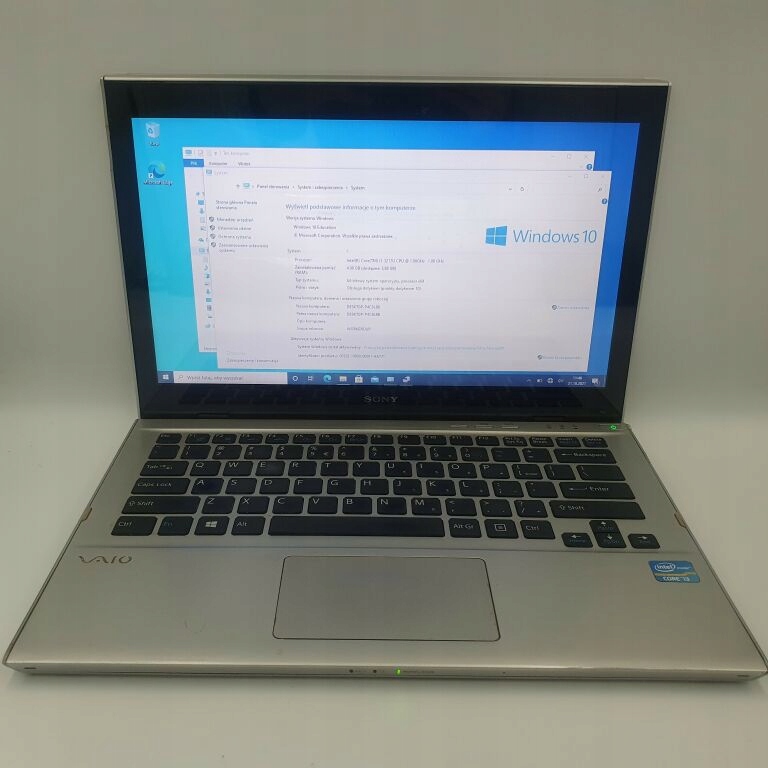 SONY SVT131A11M WIN10/I-CORE I3/4 GB RAM SPRAWNY - 11858367301 - oficjalne archiwum Allegro