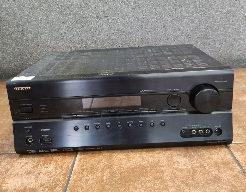 AMPLITUNER ONKYO TXSR607 7.1 CZARNY - 12536221028 - oficjalne archiwum Allegro