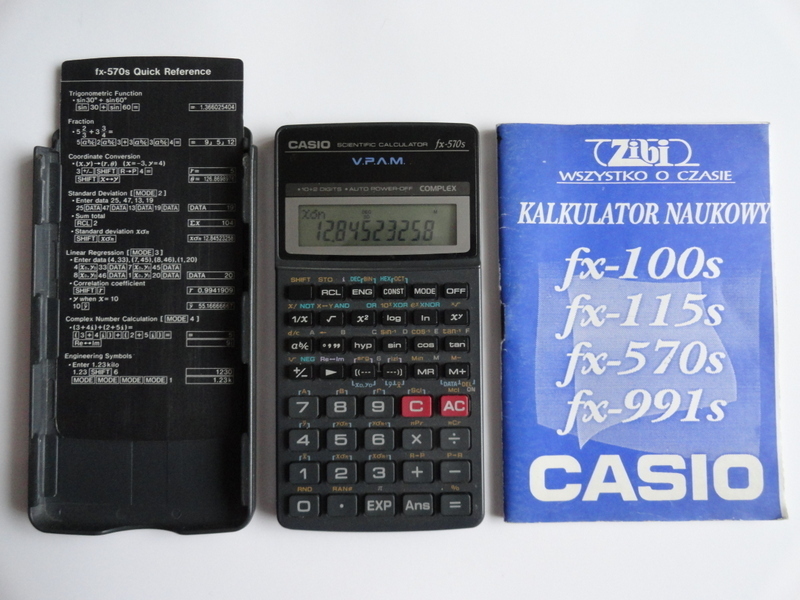 Kalkulator naukowy Casio fx-570s V.P.A.M. na WOŚP - 2133244916 ...