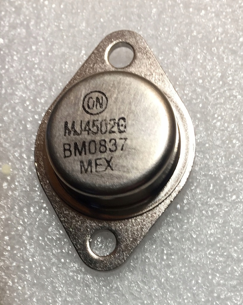 MJ4502G tranzystor PNP bipolarny 100V 30A 200W TO3 - 11770664831 ...