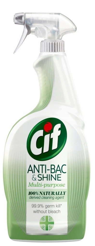 CIF SPRAY ANTYBAKTERYJNY ANTI-BAC & SHINE 0,7l - 11801780986 ...