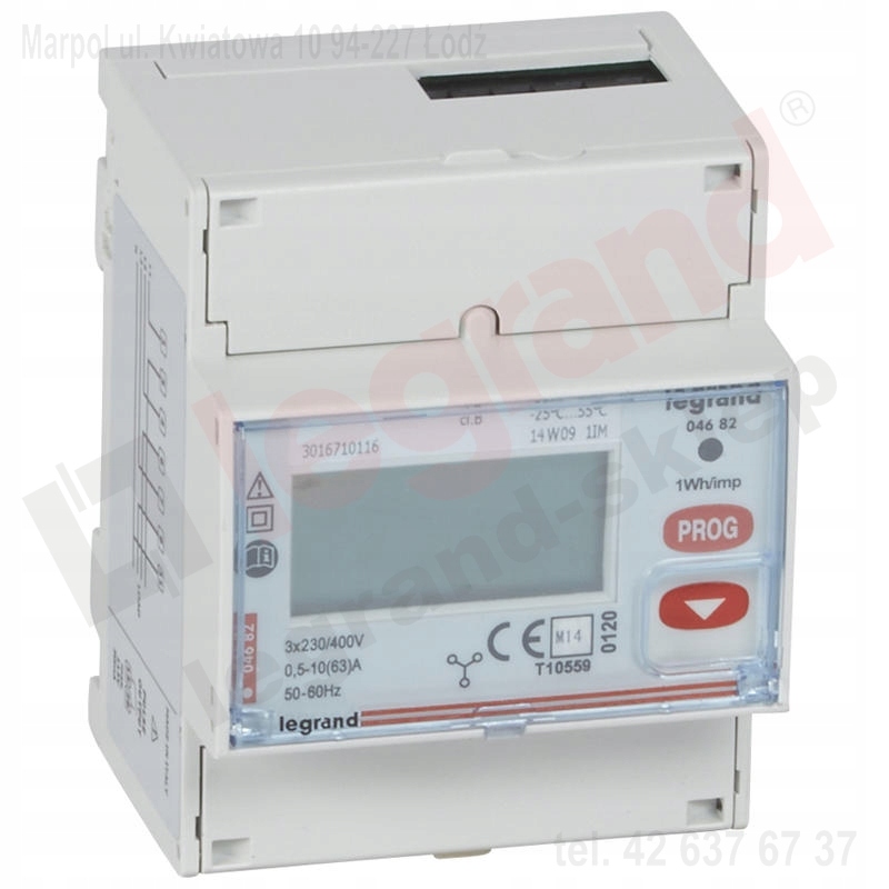 LEGRAND 004682 LICZNIK ENERGII 3 FAZOWY 63 A - 8503933378 - oficjalne ...