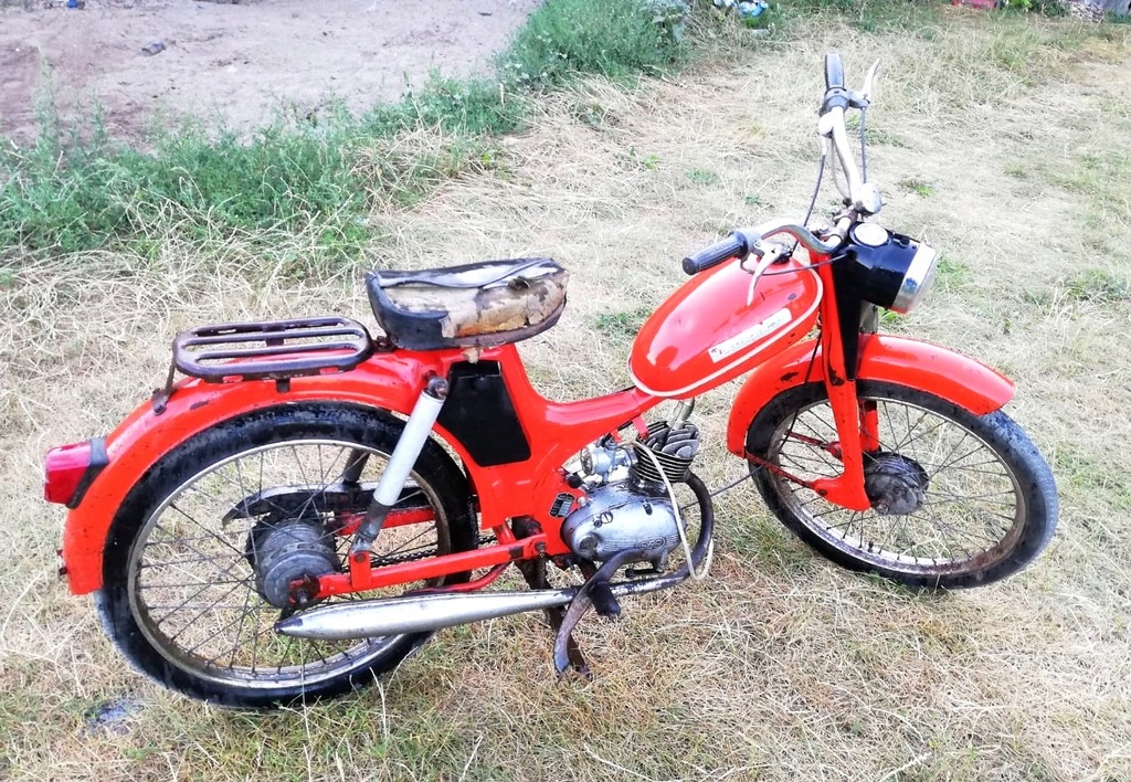 Motor ROMET KOMAR motocykl skuter zabytkowy z PRL - 9722344157 ...