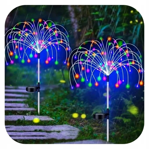 2SZT LAMPA SOLARNA DRZEWKO DMUCHAWIEC FAJERWERKI - 13739701218 - oficjalne archiwum Allegro