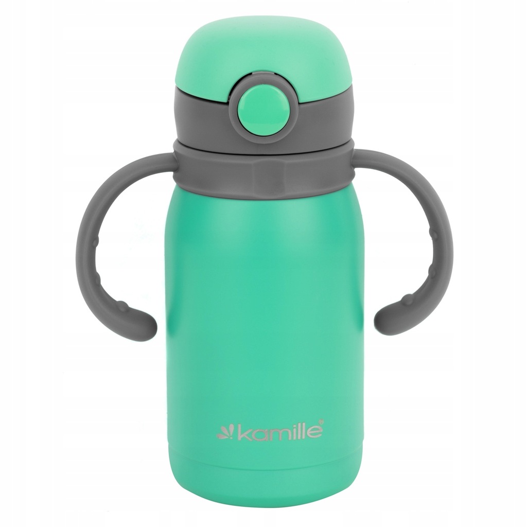 KUBEK TERMICZNY DLA DZIECI 300ML STAL MIĘTOWY MAT - 12360877523 - oficjalne archiwum Allegro