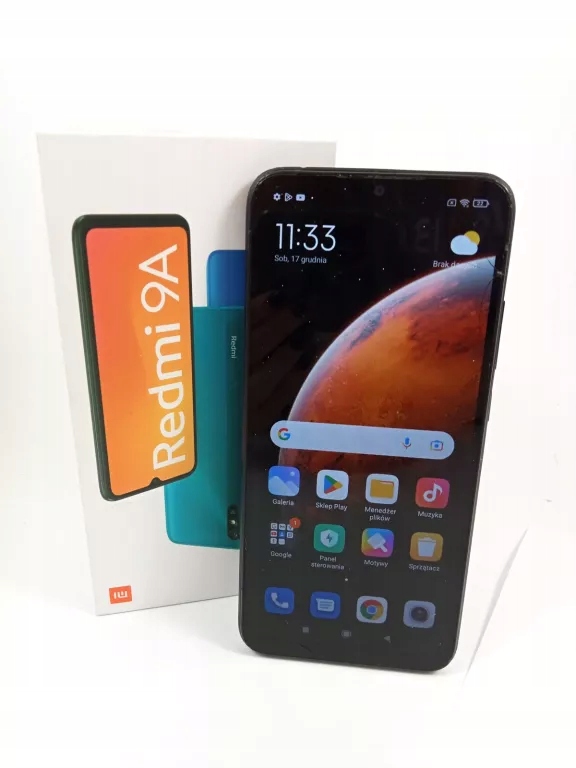 TELEFON XIAOMI REDMI 9A ZBITY PRZÓD I APARAT TYŁ - 13032258493 ...