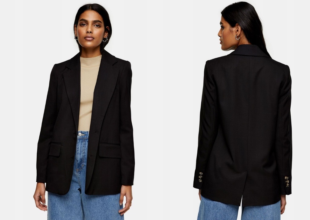 a4258 GŁADKA JEDNORZĘDOWA MARYNARKA S - 12038745271 - oficjalne ...