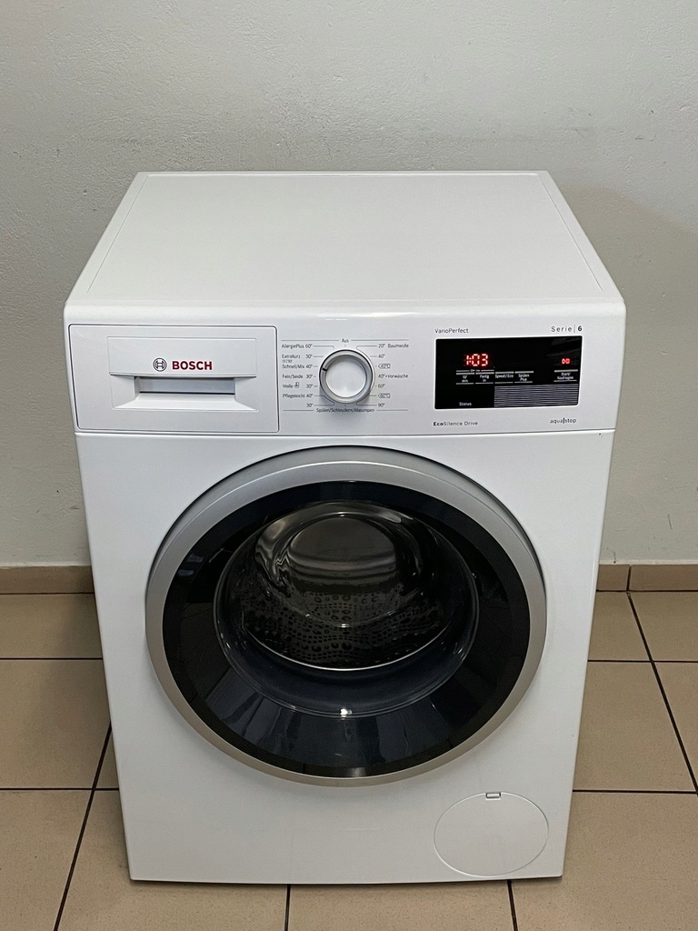 Pralka Bosch Serie 6 VarioPerfect 8kg A+++ GW - 13427865197 - oficjalne archiwum Allegro