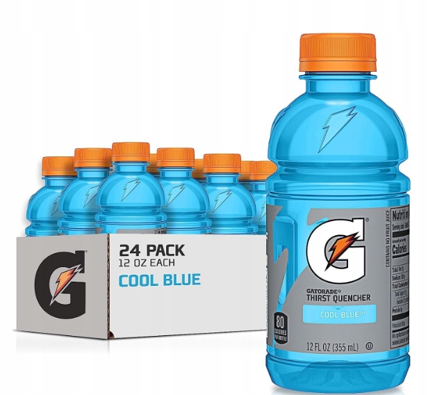 Gatorade Real Hydration Cool Blue 591 ml - wyprodukowany w USA ...