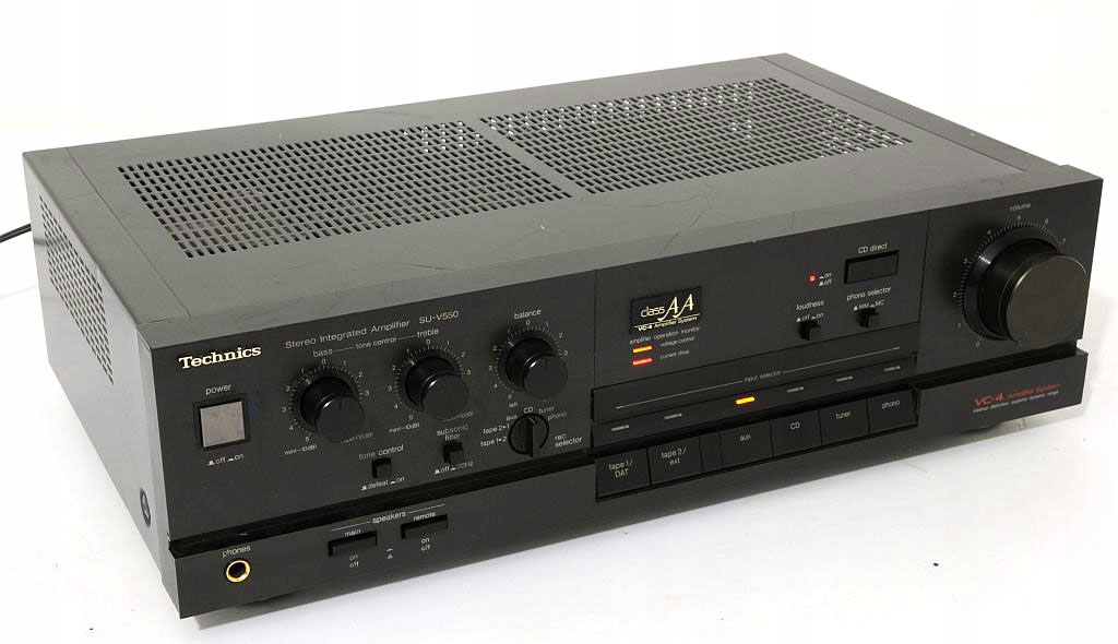 TECHNICS SU-V550 SOLIDNY WZMACNIACZ STEREO ! - 13844723810 - oficjalne ...