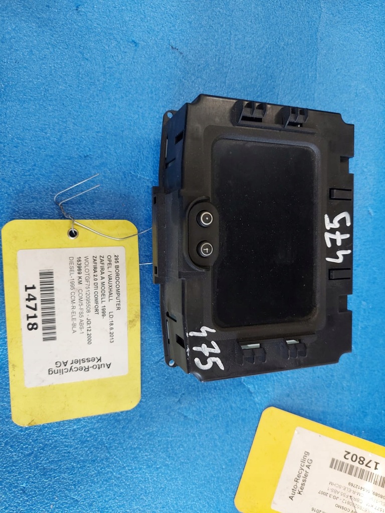 ASTRA H 13276999 WYSWIETLACZ DISPLAY - 11536204273 - oficjalne archiwum ...