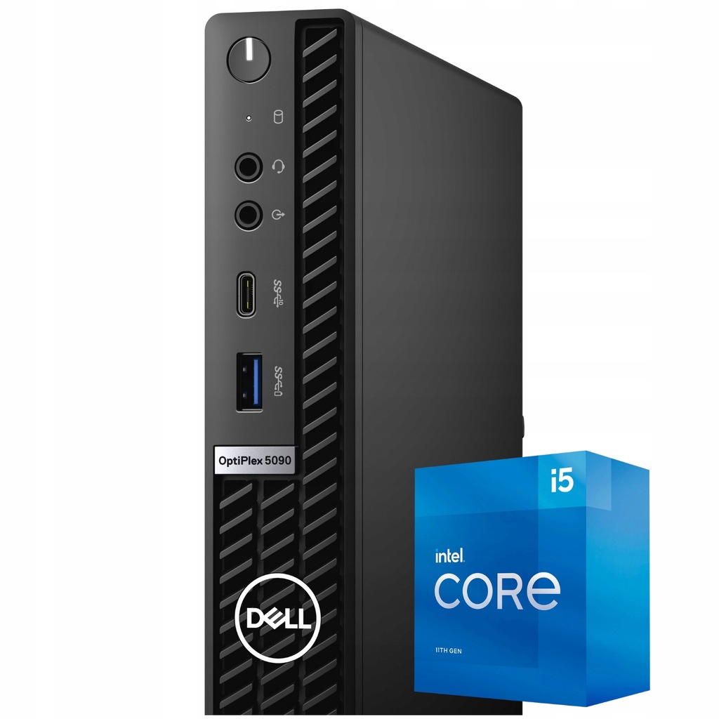 Komputer Dell 5090 Tiny I5-11400 16GB DDR4/256GB SSD Windows11 szybki ...