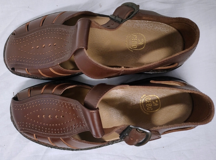 Buty męskie PRL sandały CEBO skórzane - 12682621952 - oficjalne ...