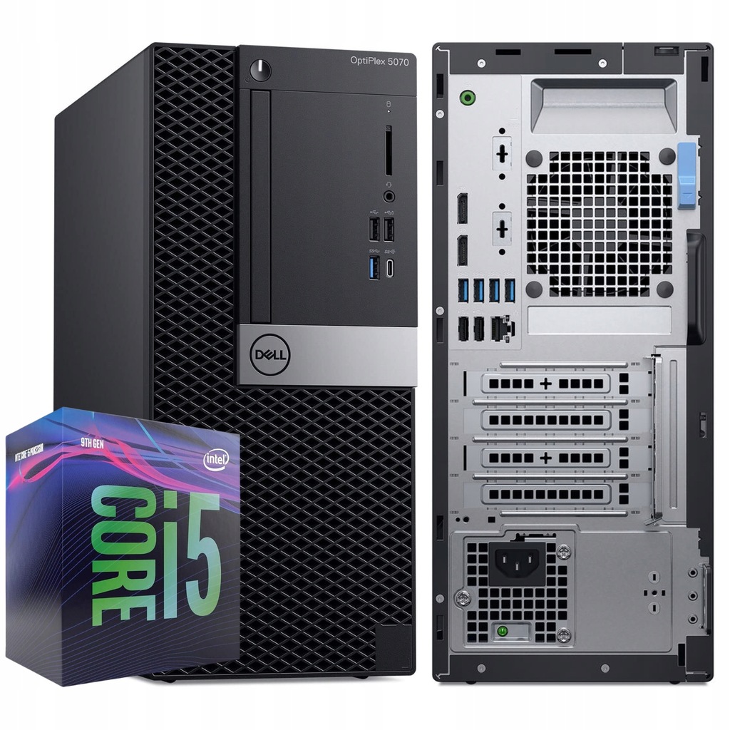 Komputer stacjonarny Dell Optiplex 5070 Tower I5 9GEN 256GB/16 Windows ...