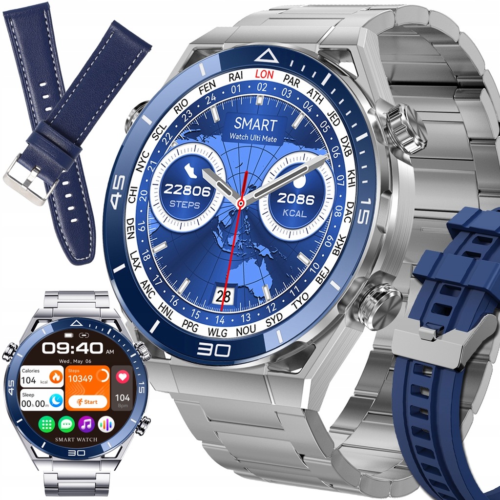 SMARTWATCH ZEGAREK DLA SENIORA CIŚNIENIE TĘTNO SATURACJA POLSKI NA ...