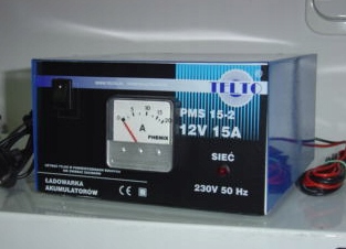 Prostownik PMS 15-2 szybko-wolno 12V 15A - 9860659542 - oficjalne archiwum Allegro