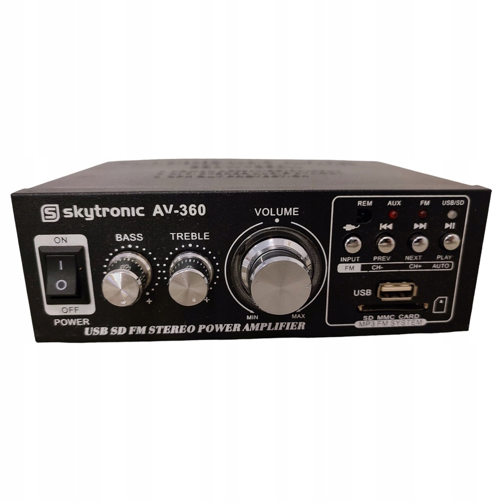 Kompaktowy amplituner Skytronic AV 360 - 13065151506 - oficjalne ...