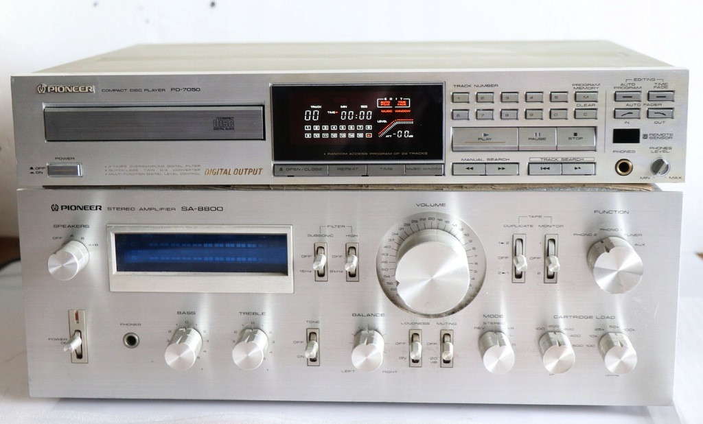 Pioneer PD-7050 odtwarzacz CD do blue line silver - 13709857487 ...