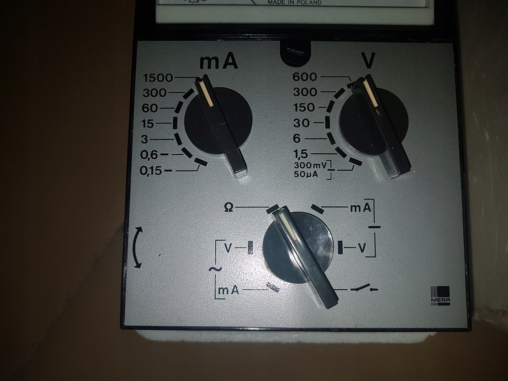 Polski miernik ERA UM-4B analogowy wskaźnik - 12671930935 - oficjalne ...