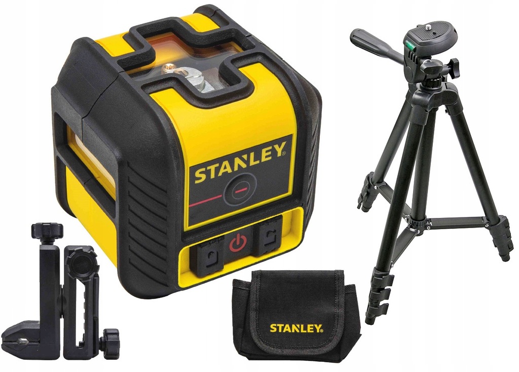 STANLEY LASER KRZYŻOWY POZIOMICA + STATYW CROSS 90 - 7604666746 ...