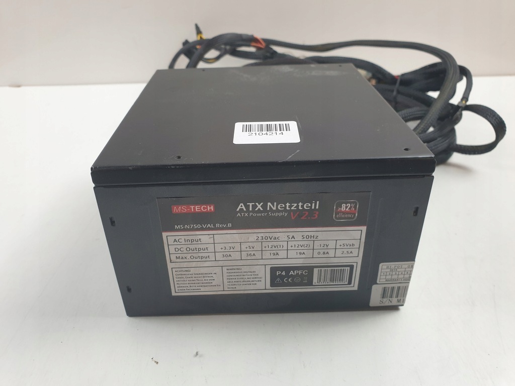 MS-Tech MS-N750-VAL Rev.B 750W (2104214) - 14482068625 - oficjalne ...