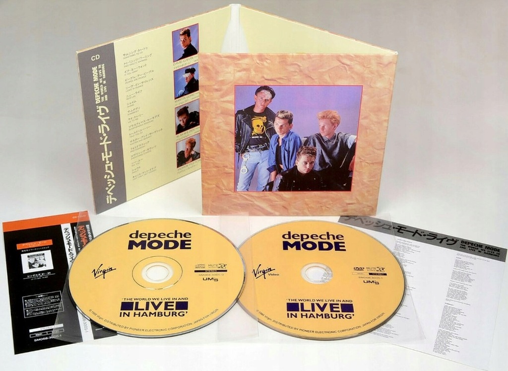 DEPECHE MODE - LIVE IN HAMBURG CD+DVD [JAPAN] - 11899232391 - oficjalne archiwum Allegro