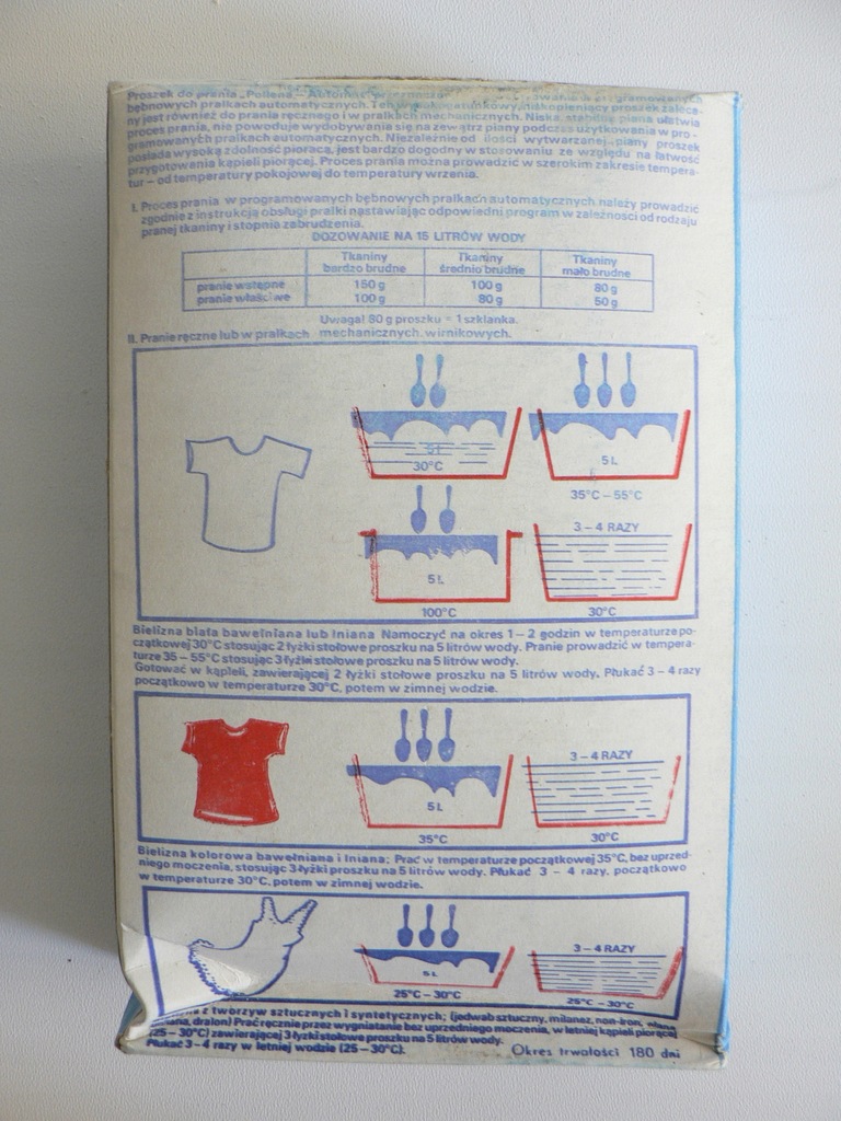 POLLENA === AUTOMAT PROSZEK DO PRANIA RETRO == PRL - 12722033956 ...