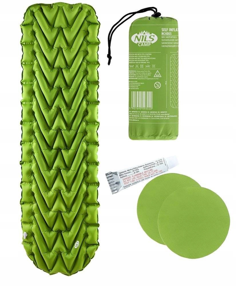 NILS Mata Turystyczna Pompowana Materac Pod Namiot - 10872433034 ...
