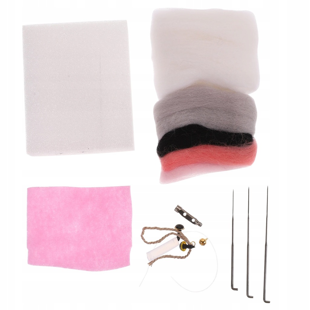 Poking Material Pack Felting Kit Needle Pad Wool - 13798452654 ...