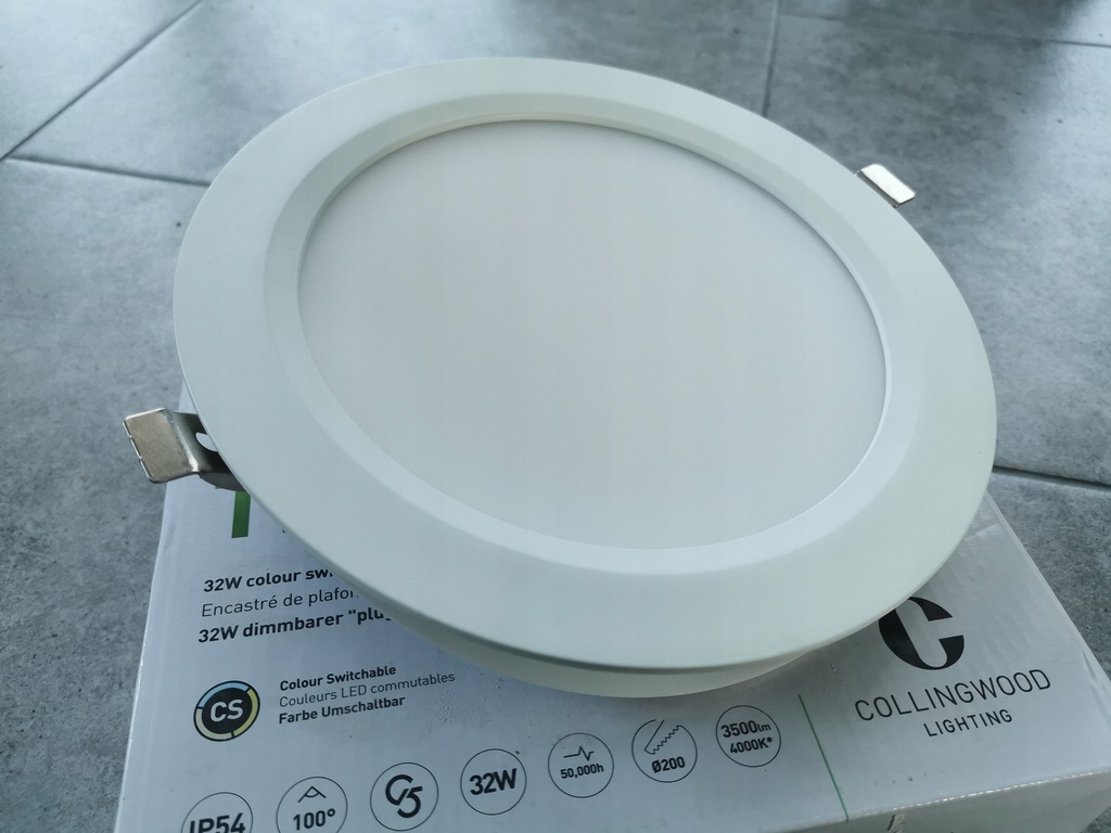 PANEL LED PODTYNKOWY KWADRAT 32W PLAFON 3-KOLORY - 13139869200 ...