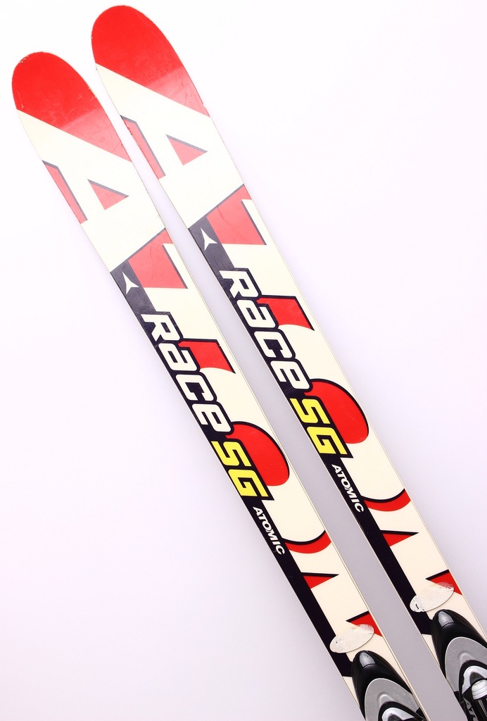 Narty Atomic RACE GS 195 cm + wiązania, ZJAZDOWA - 13183645517 ...