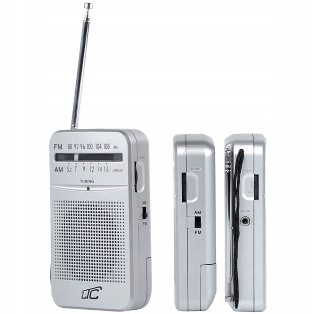 RADIO PRZENOŚNE KIESZONKOWE TURYSTYCZNE AM FM - 12150735000 - oficjalne archiwum Allegro