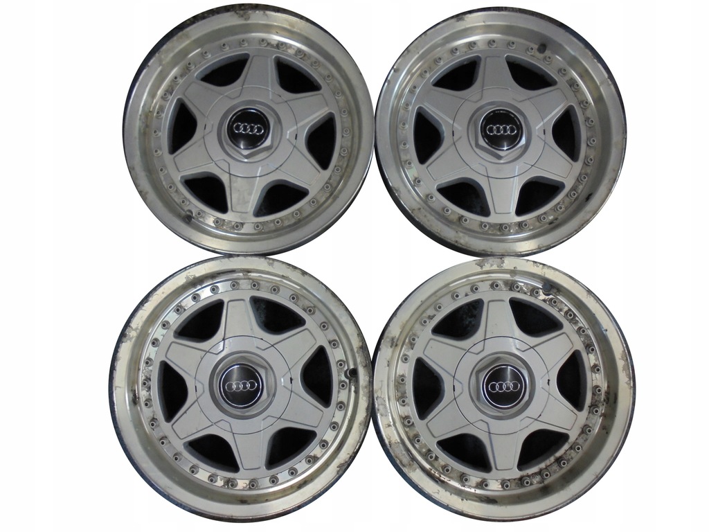 15'' ORYGINALNE FELGI AUDI 80 SPEEDLINE 1991r - 12857963286 - oficjalne ...