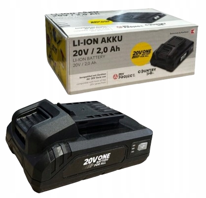 Akumulator Li-Ion AKKU 20 V 2 Ah my project country side niteo gardenic ...