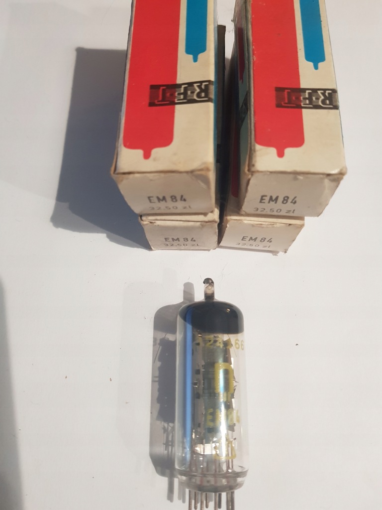 Lampa Elektronowa EM84 RFT - NOS - 14407503265 - oficjalne archiwum Allegro