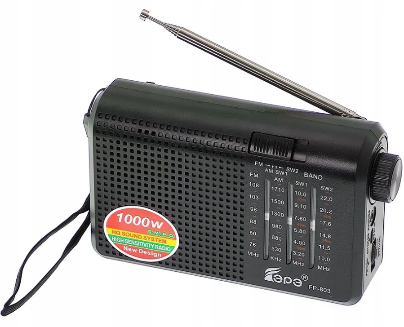 RADIO KUCHENNE BUDOWLANE PRZENOŚNE FM AM NA BATERIE AKUMULATOR MINI JACK - 15138506977 ...